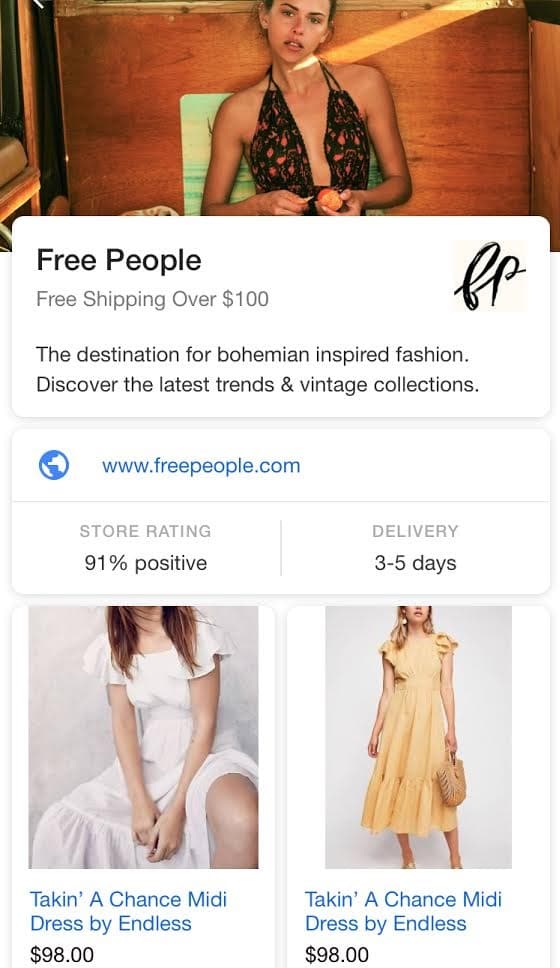 Anúncio Showcase Shopping do Google Ads: O que é?